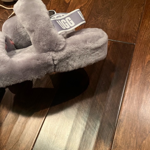 UGG | Shoes | Ugg Uggs Gray Oh Yeah Slide Slipper Sandal 9 Brand New ...